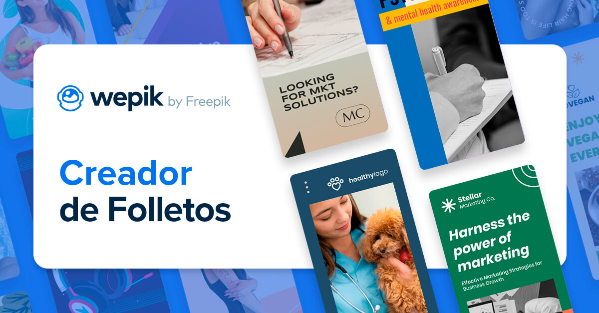 Hacer Folletos online en minutos - 100% gratis | Wepik