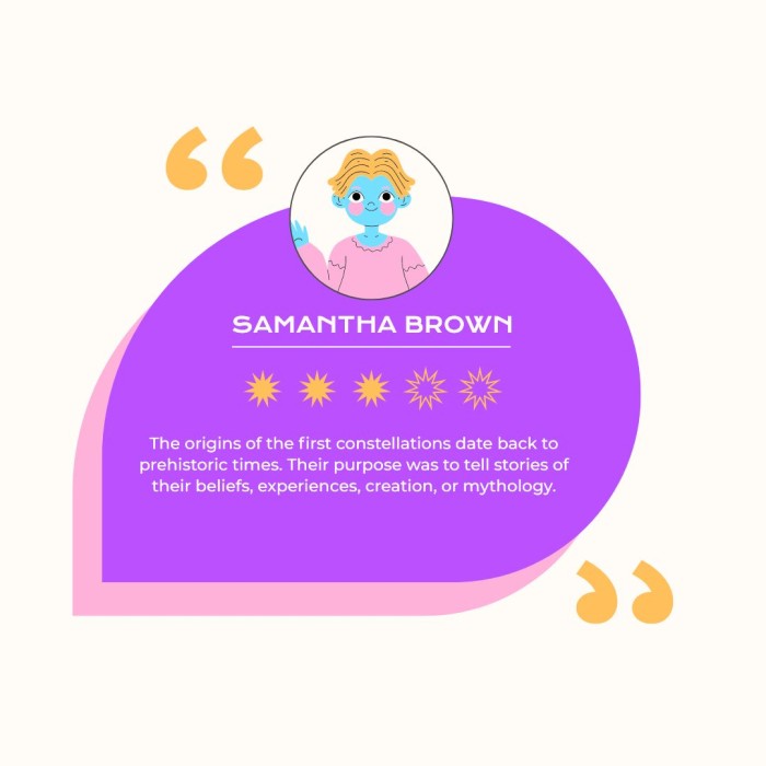 Creative Personal Customer Review Instagram Post Template