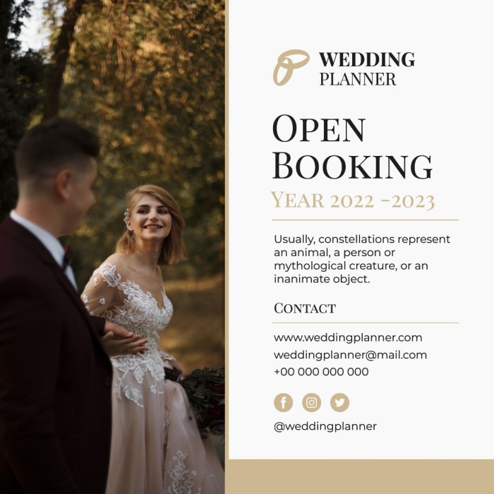 Free Lorraine Wedding Planner Facebook Post Template
