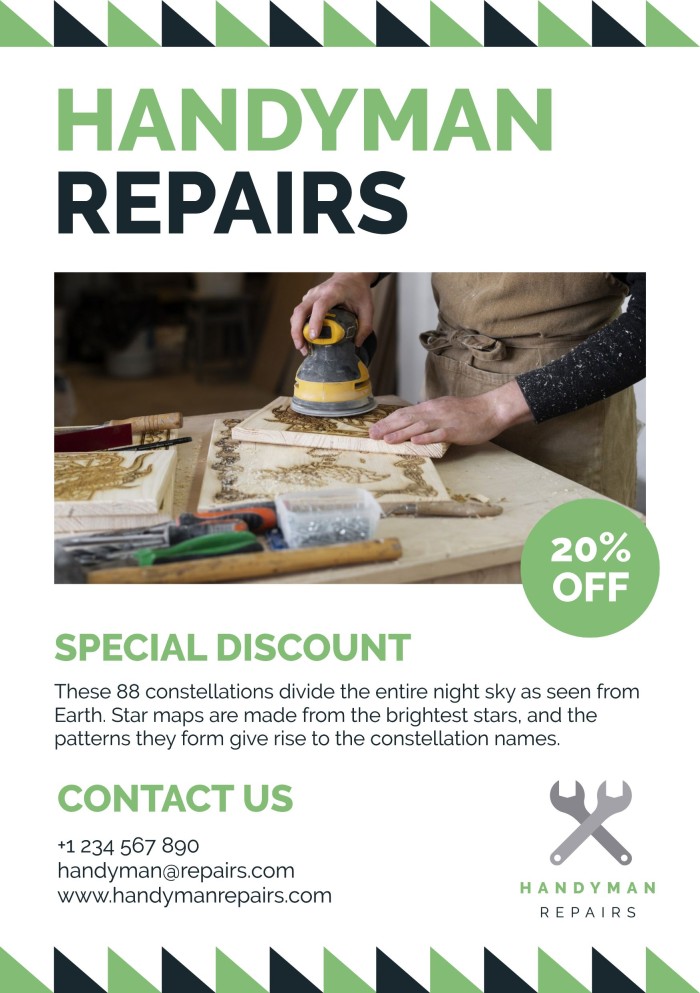 Free Geometric Handyman Repairs Invoice Template Free Geometric Handyman Repairs Invoice Template