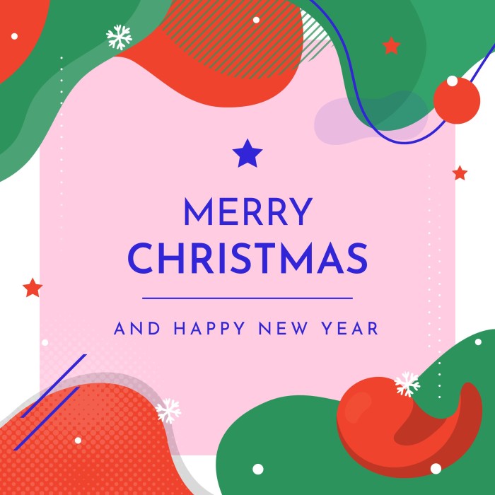 Christmas And New Year Greeting Card Designs Christmas And New Year Greeting Card Designs