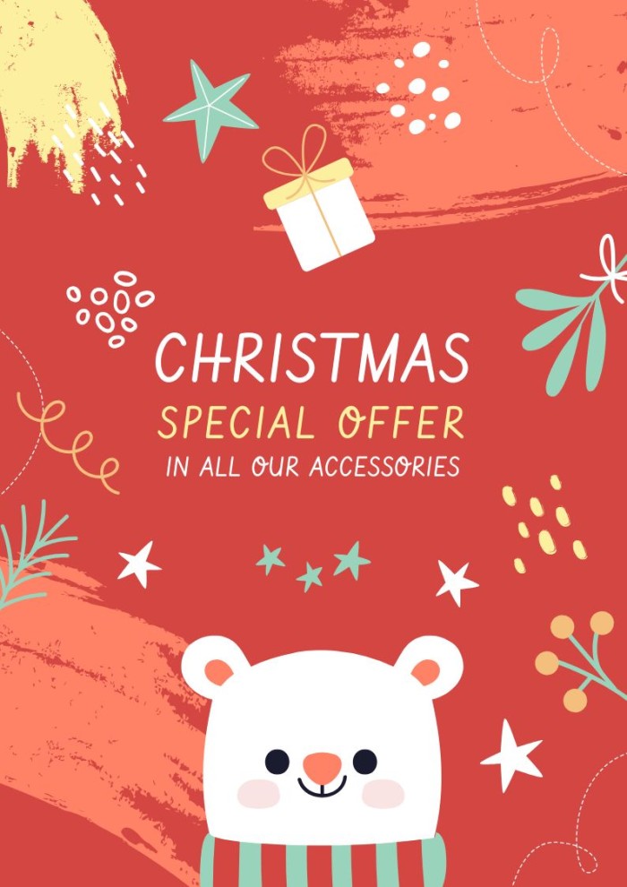 Free Beautiful Christmas Poster Template