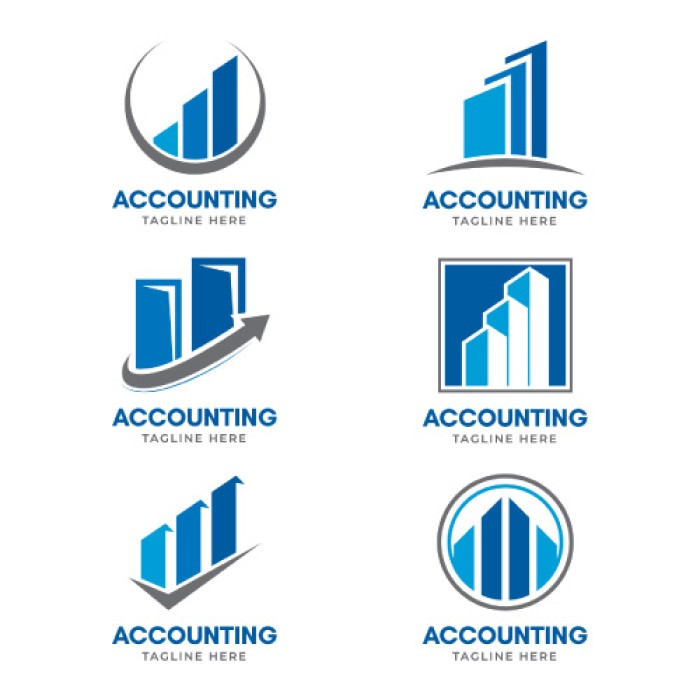 Free Modern Accounting Services Company Logo template