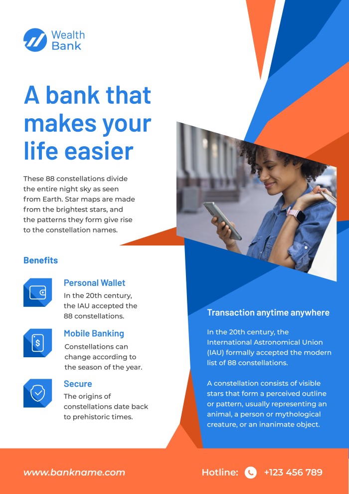Edit This Professional Wealth Bank Poster Design Online