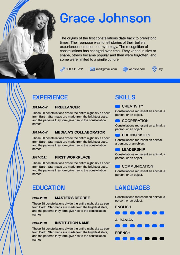 Free Resumes Templates To Design Wepik