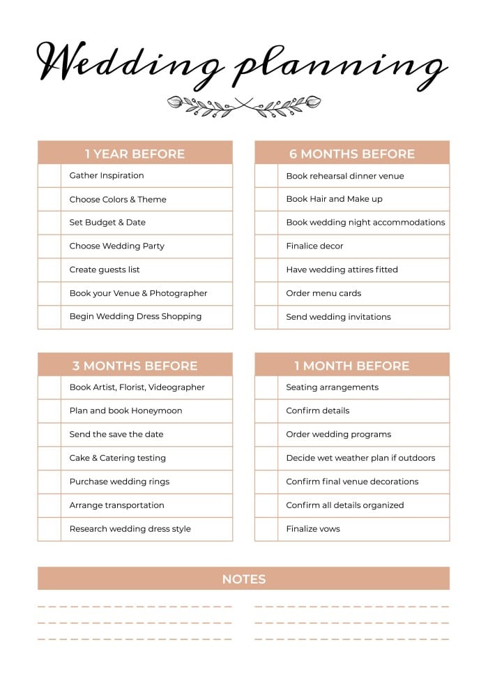 Personalize for free this Minimalist Linda Hawkins Wedding Planner ... Personalize for free this Minimalist Linda Hawkins Wedding Planner ...