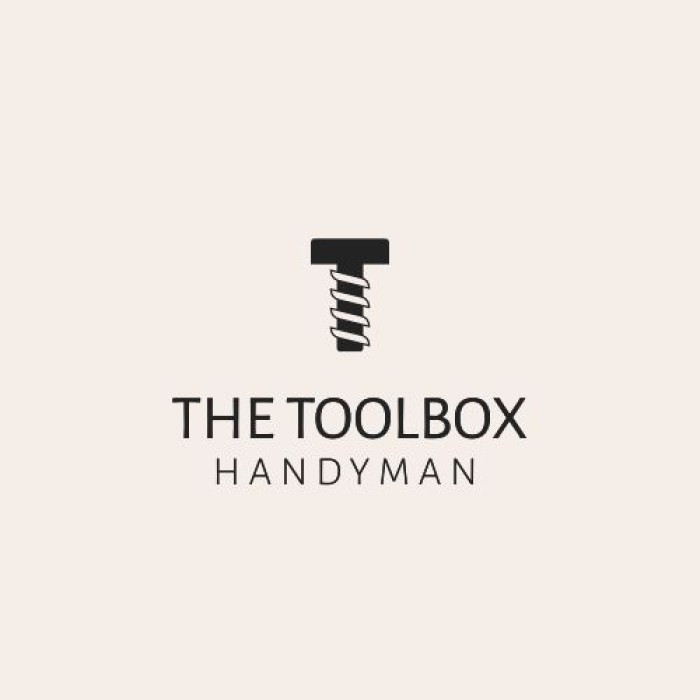 Free Minimalist The Toolbox Handyman Logo Template