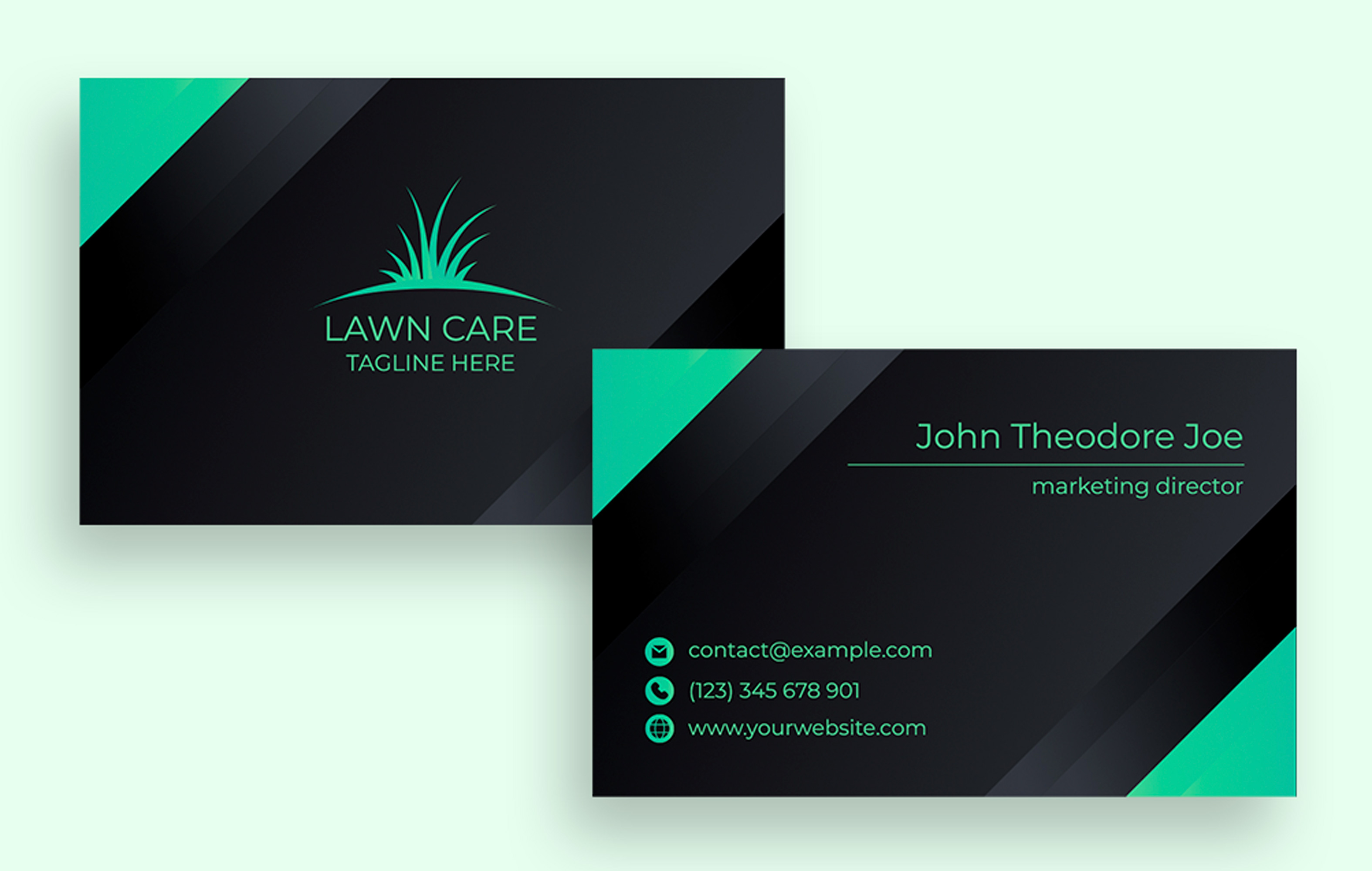 Lawn Care Business Cards