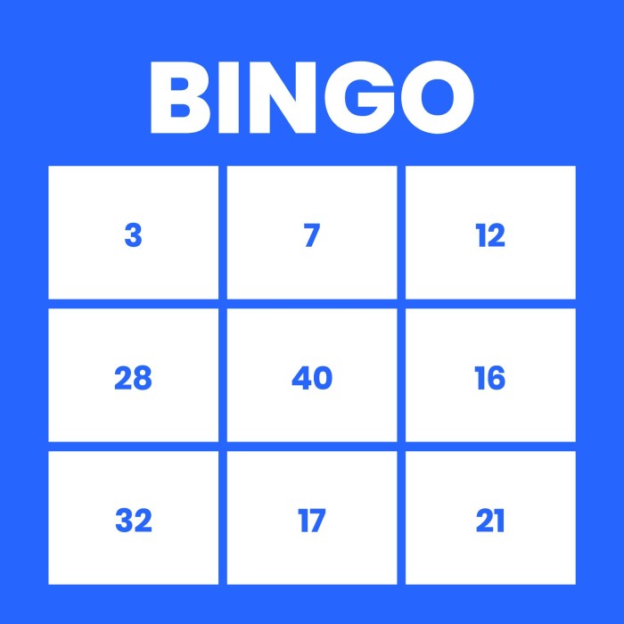 Edit This Simple 3x3 Bingo Card Ready made Template