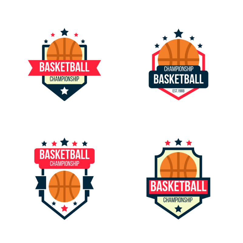 Free Duotone SSW Basketball Team Sport Logo Template